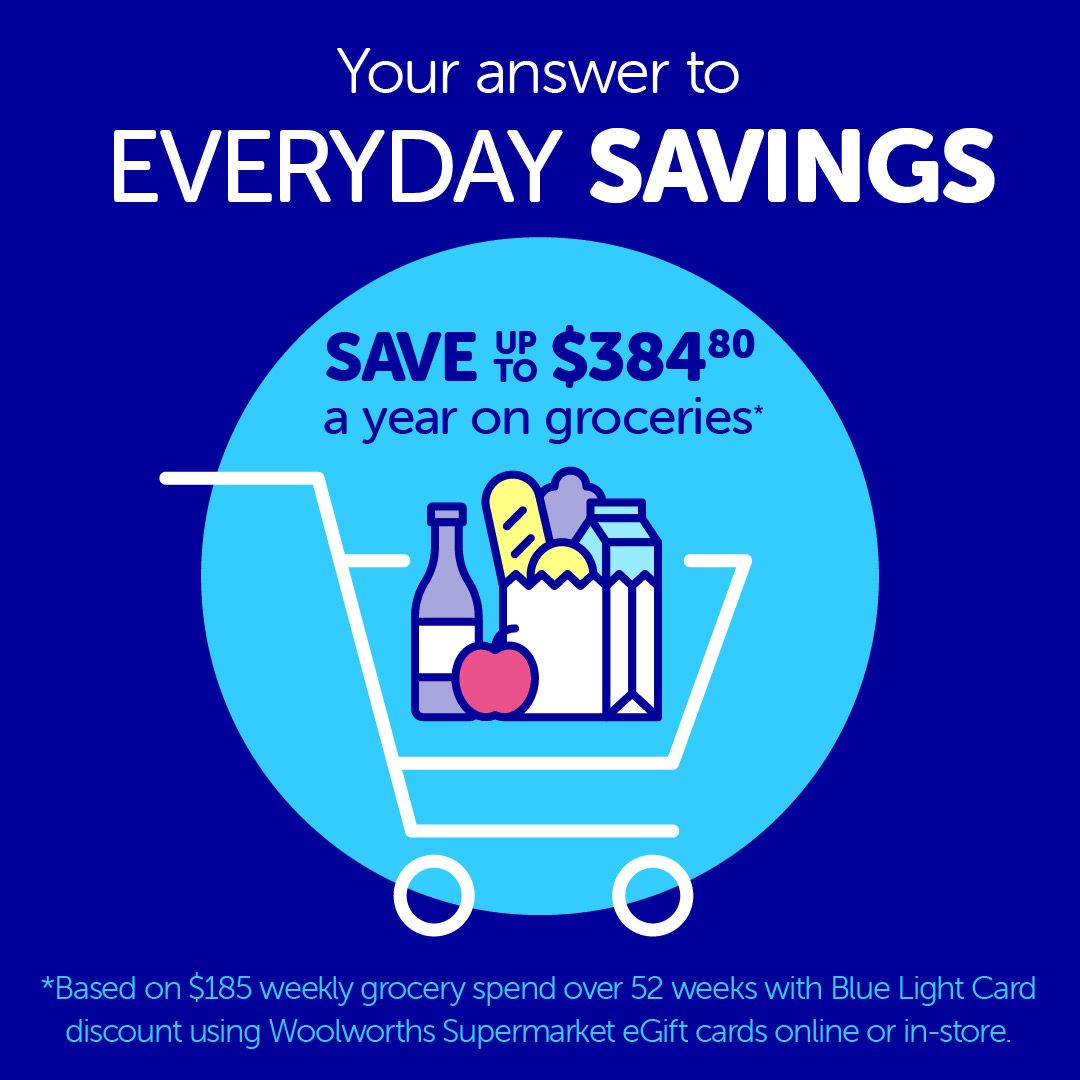 Woolworths Gift Card Discounts | Blue Light Card