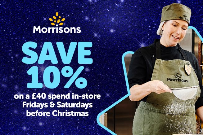 Save more at Morrisons this Christmas with Blue Light Card